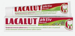 Зубная паста Lacalut Актив Хербал 75 мл , 1 шт. в магазинах Воронежа ...